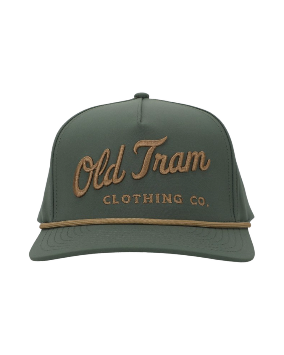 OLD TRAM PERFORMANCE ROPE HAT-DARK GREEN – Old Tram