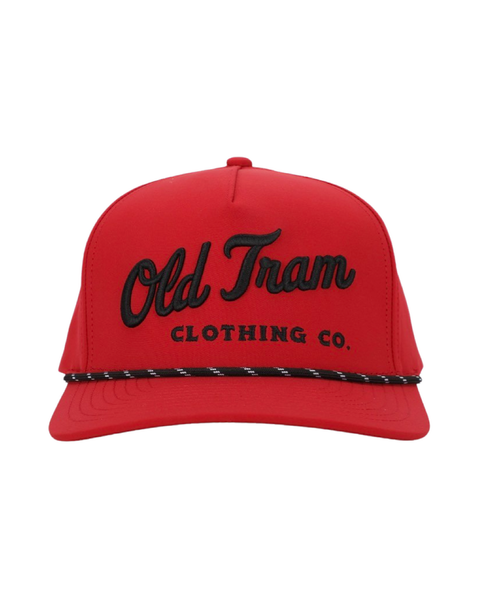 OLD TRAM PERFORMANCE ROPE HAT-RED – Old Tram
