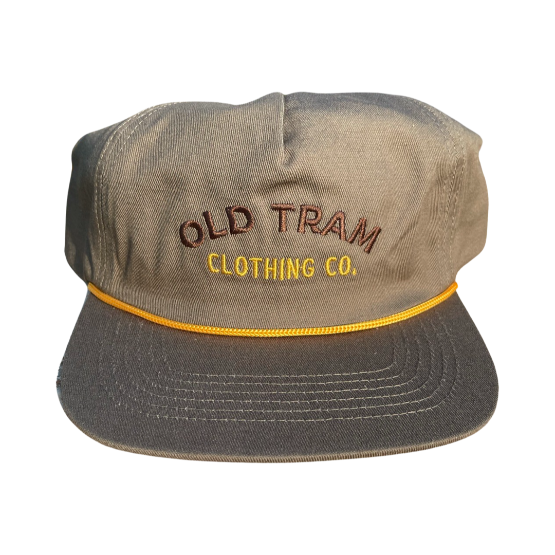 OLD TRAM BOLT LOGO ROPE HAT- OLIVE – Old Tram