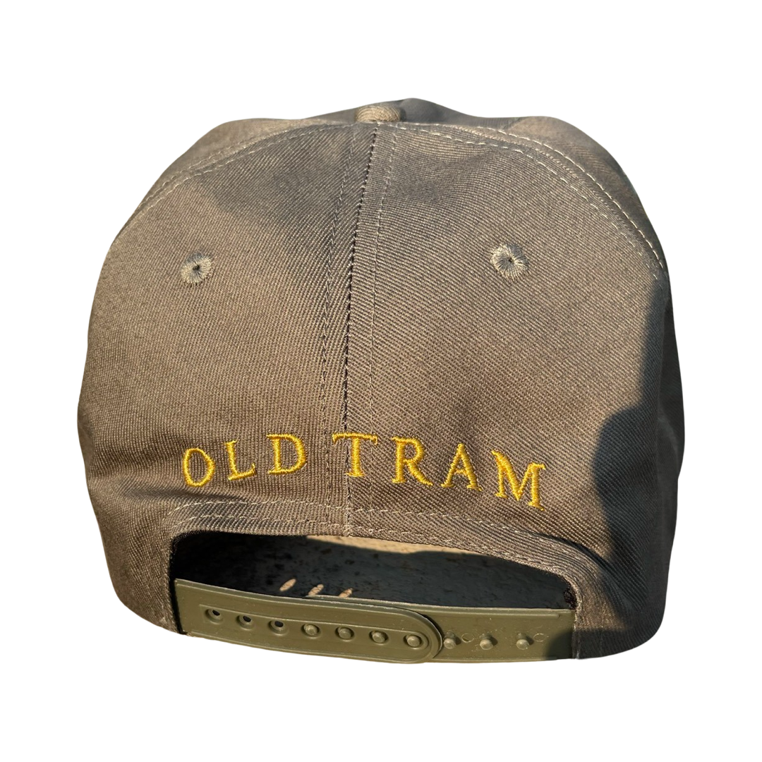 OLD TRAM BOLT LOGO ROPE HAT- OLIVE – Old Tram