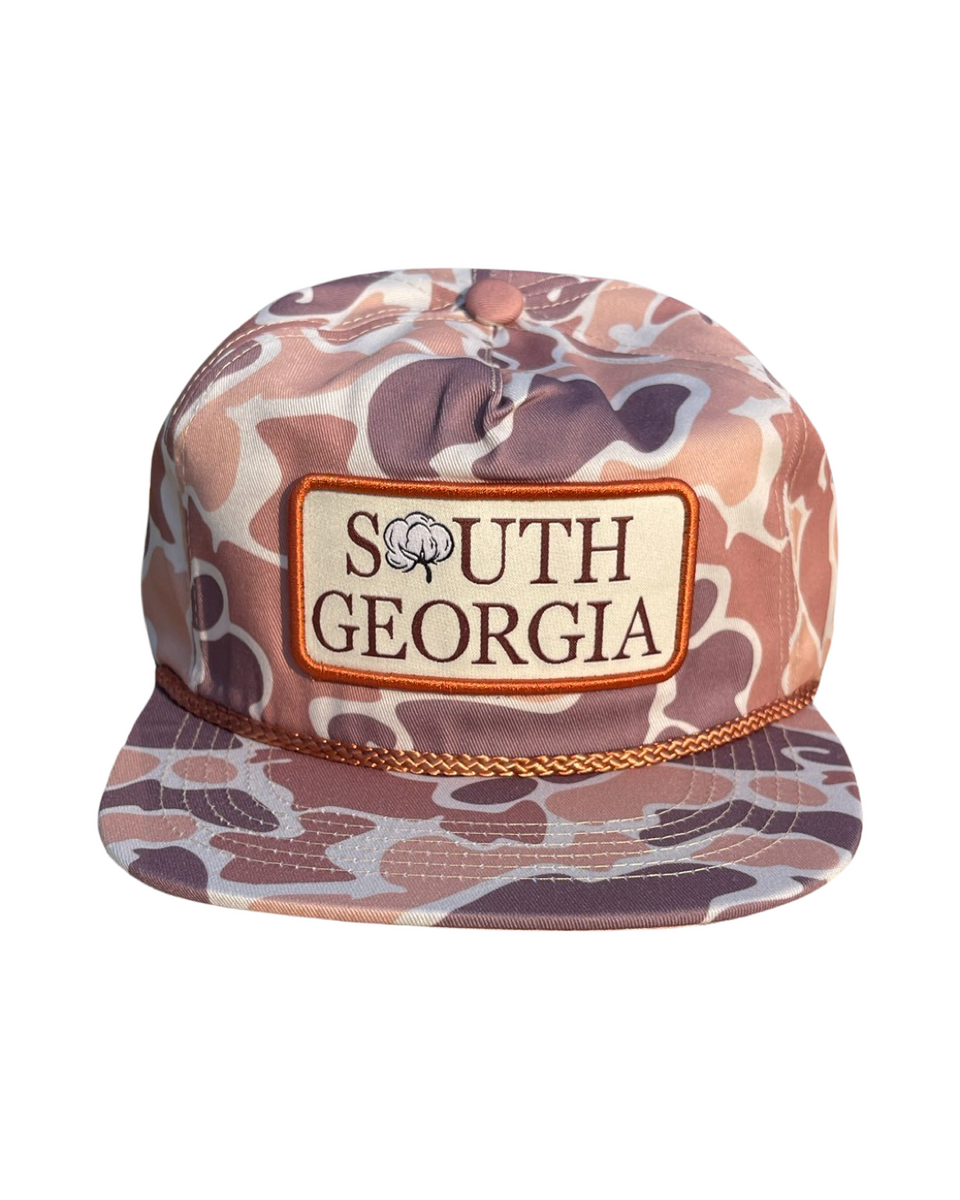 OLD TRAM OLD SCHOOL CAMO HAT- SOUTH GEORGIA COTTON – Old Tram